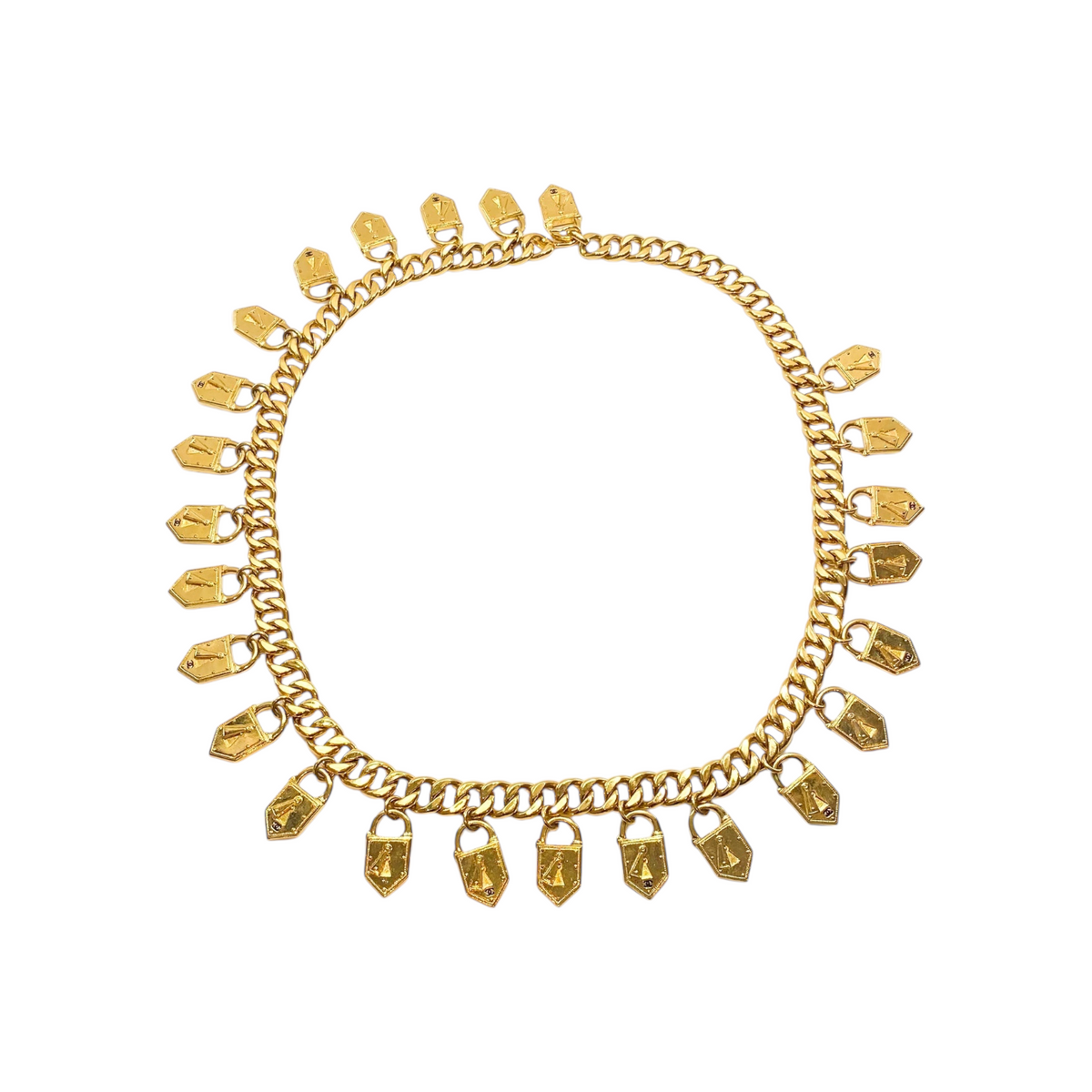 Chanel Gold Crest Stones Belt | Consign of the Times