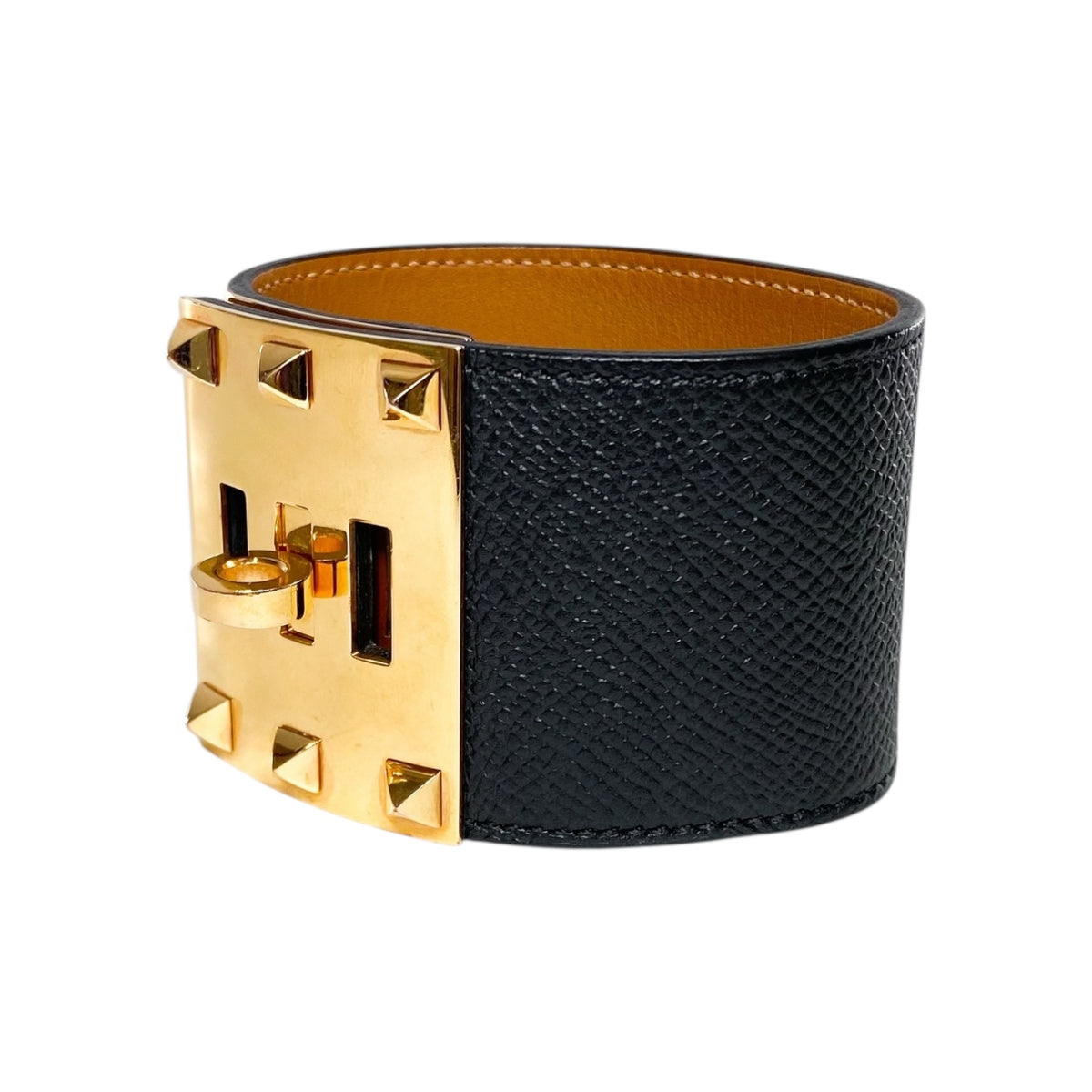 Hermes Black Kelly Extreme Dog Cuff | Consign of the Times