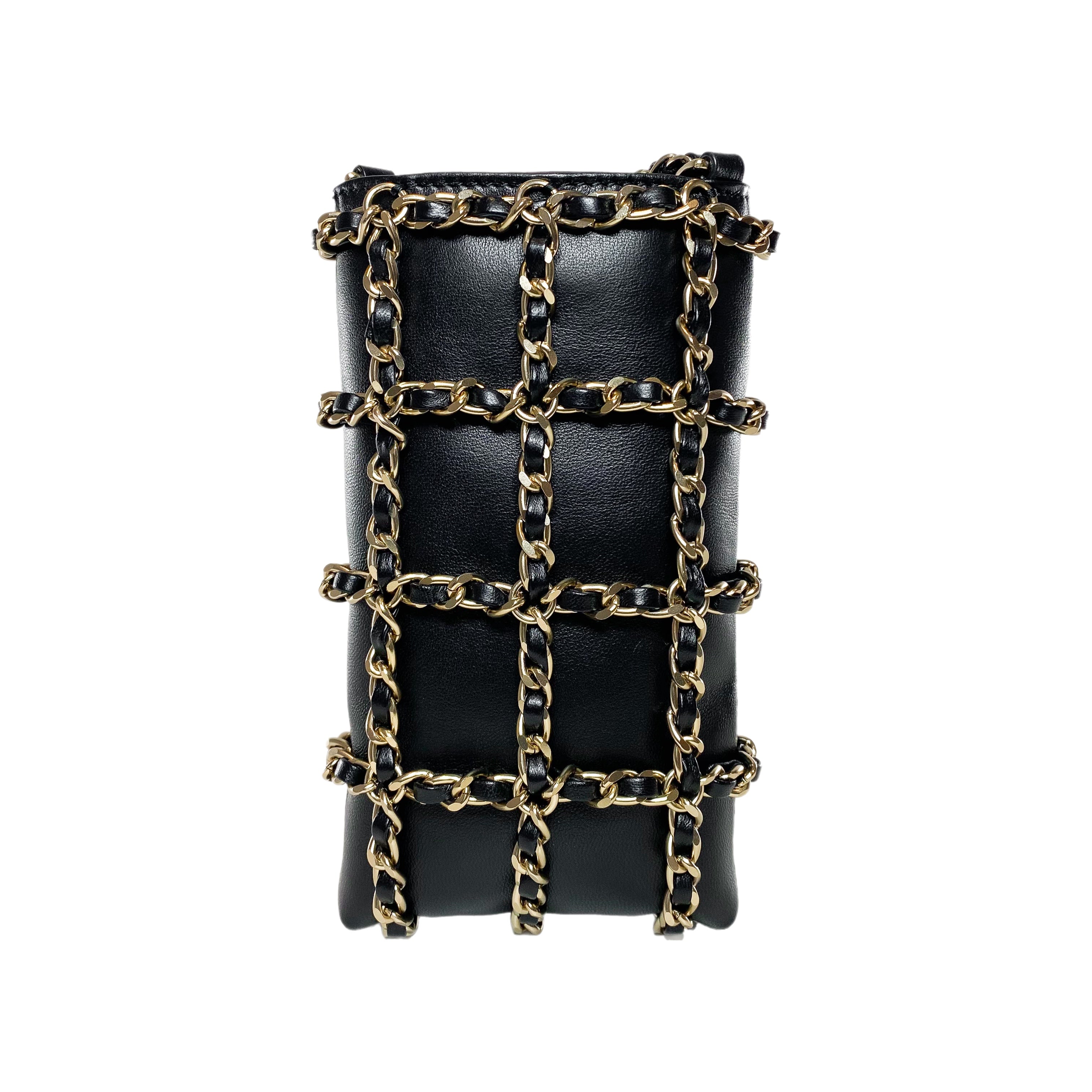 Chanel Black Tech Me Out Clutch with Chain – Consign of the Times