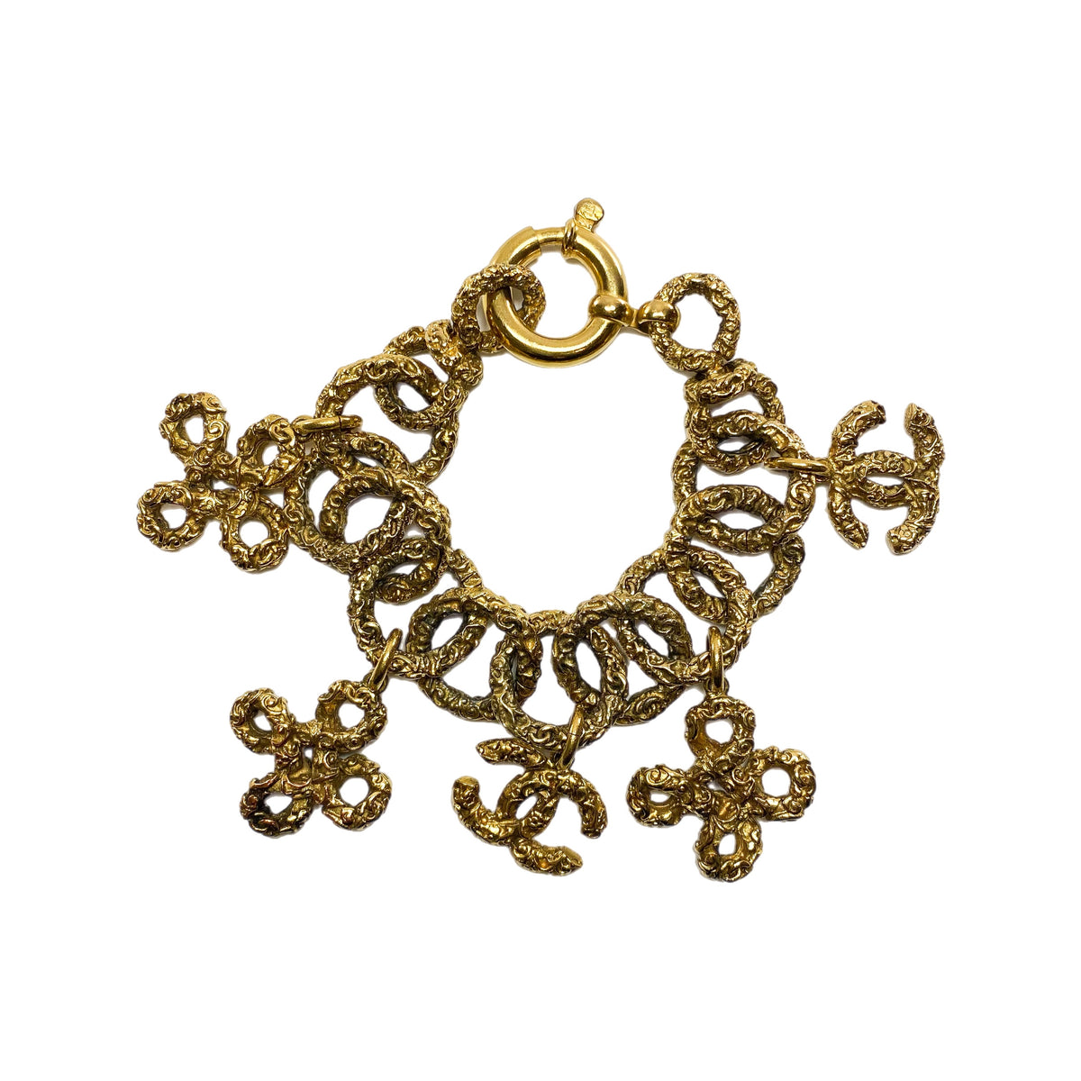 Chanel Gold CC Charm Bracelet | Consign of the Times