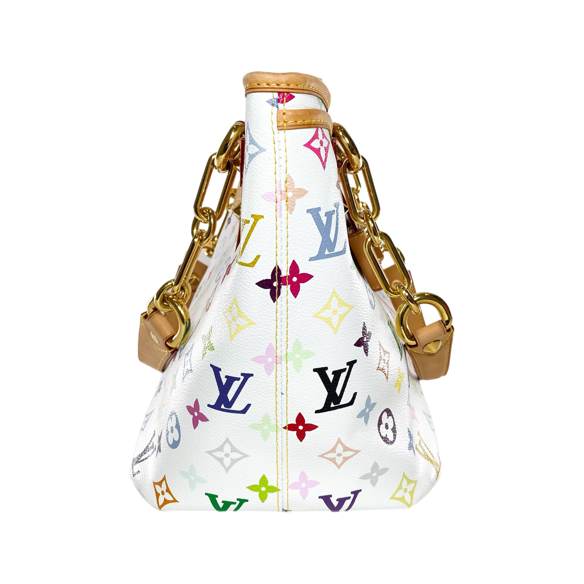 Louis Vuitton Monogram White Multicolor Annie MM | Consign of the Times