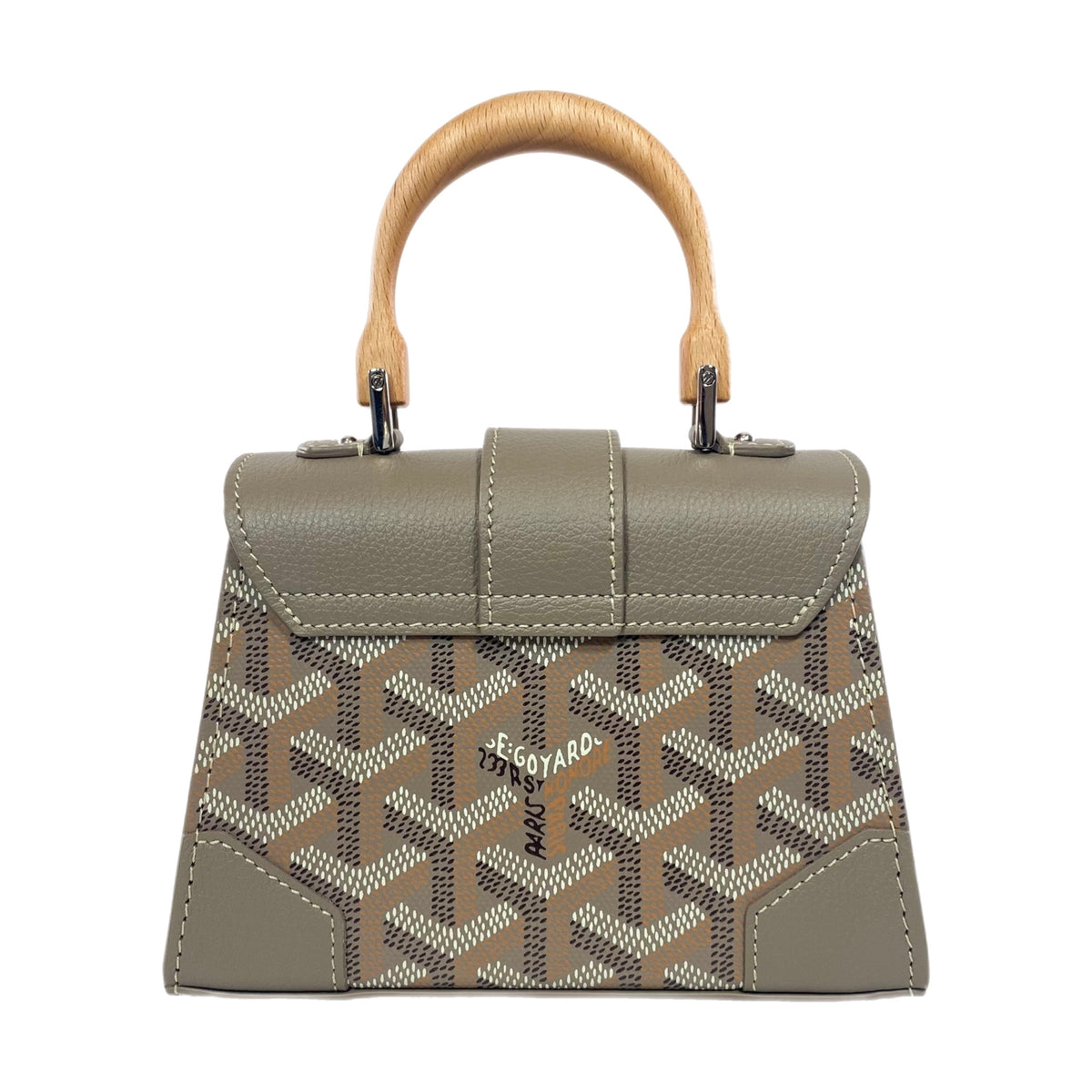 Goyard Gray Nano Saigon Structure Bag | Consign of the Times